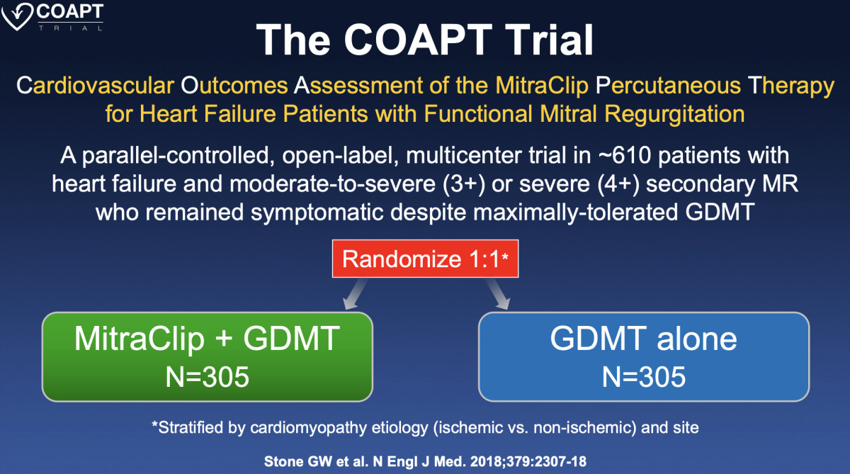 COAPT: Transcatheter Mitral Valve Repair Reduce...
