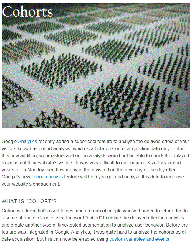 What is Google Analytics Cohort Analysis? Your ...
