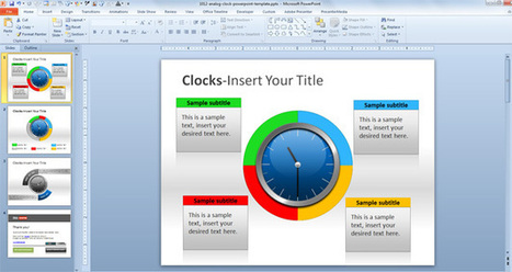 Analog Clock PowerPoint Template | Free Busines...
