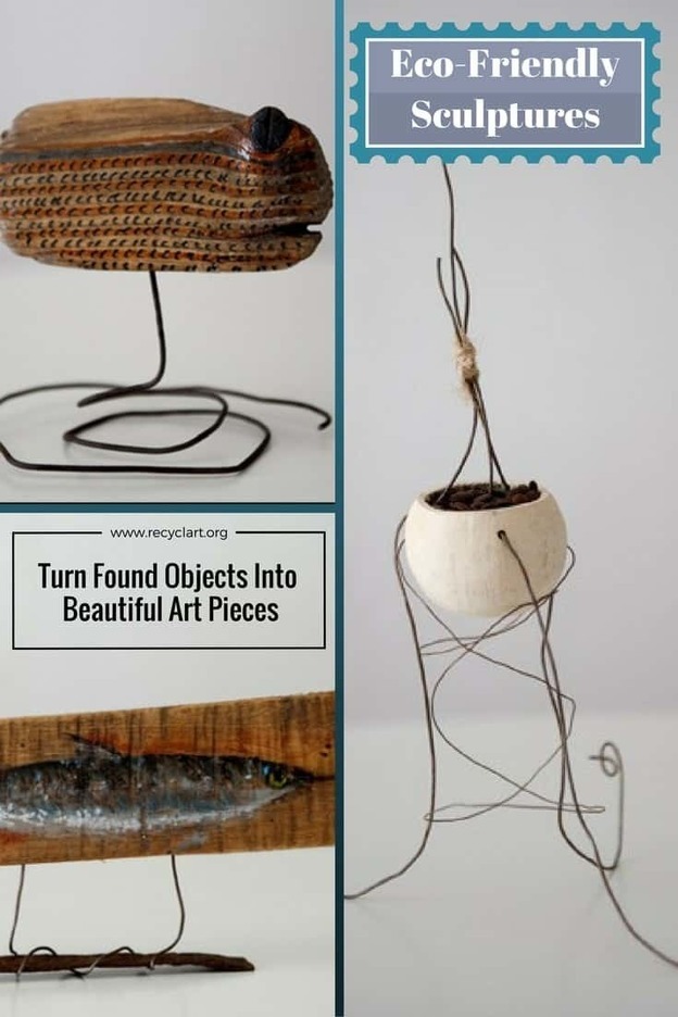 Ecological Artwork Using Natural/Found Material...